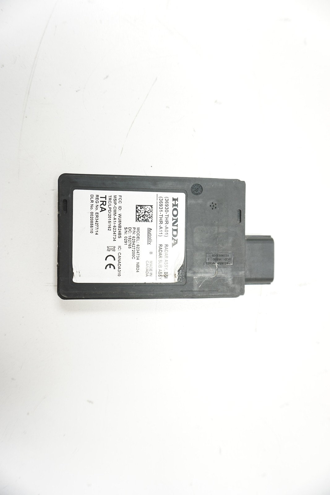 19 20 2018-2020 Honda Odyssey Rear Bumper Radar Assy Used Oem ...