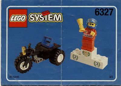Lego City / Town # 6327 Turbo Champs - Bauanleitung (keine Steine ...