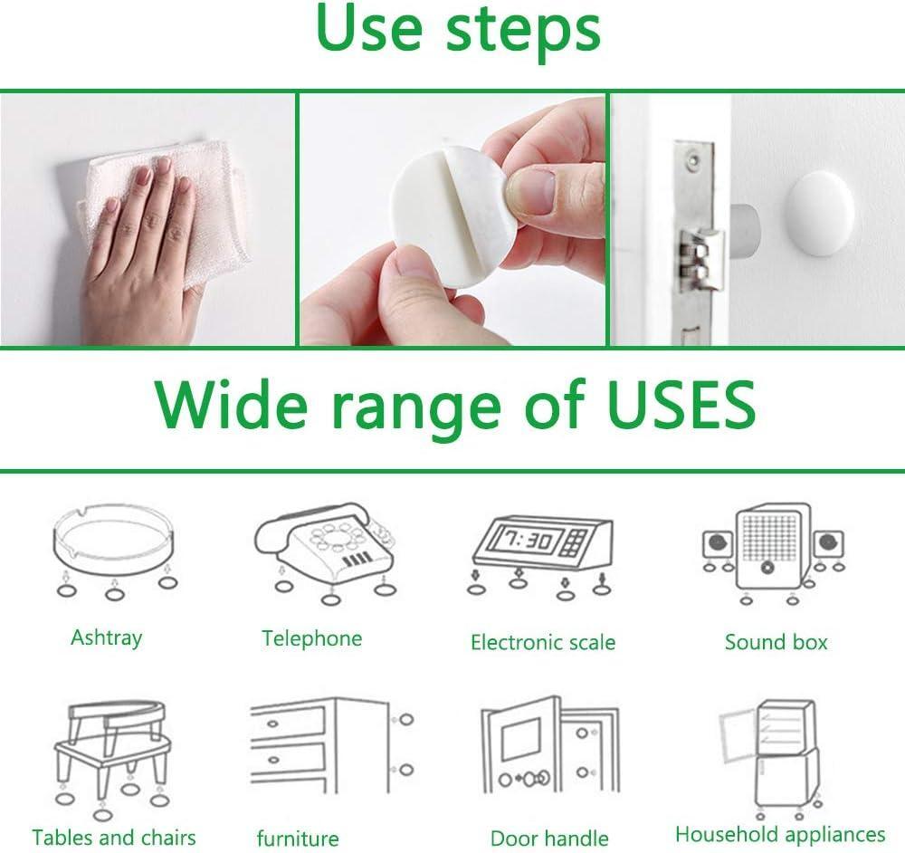 10 PCS 1.57 Inch Door Handle Bumper, Door Stopper Wall, Silicone Wall ...