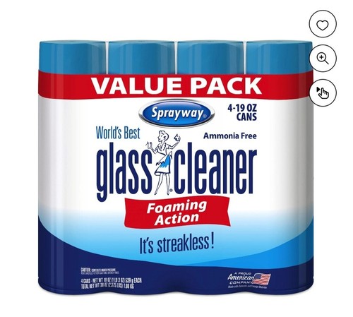 Sprayway SW050CLUB Glass Cleaner - 4 Pack for sale online | eBay