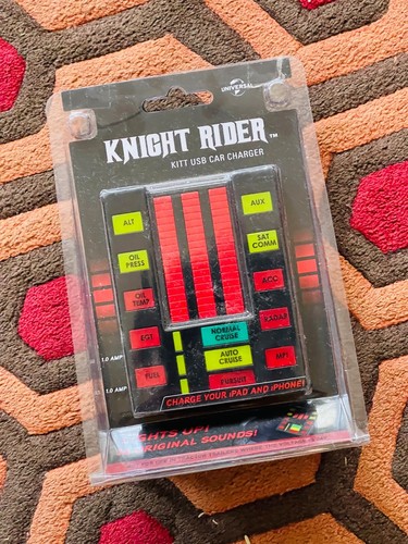 Knight Rider KITT USB Car Charger Voice Box w/ Lights & 10 Original ...