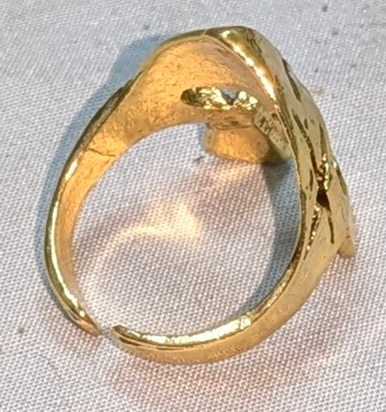 Gladiator Gold Ring Hip Hop Rap Music Steam Punk Gangs Ghetto Gangster ...