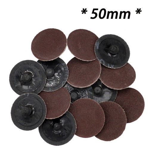 2'' 50mm 60/80 Grit Type R Sanding Discs Pads Abrasive Roll Lock | eBay ...