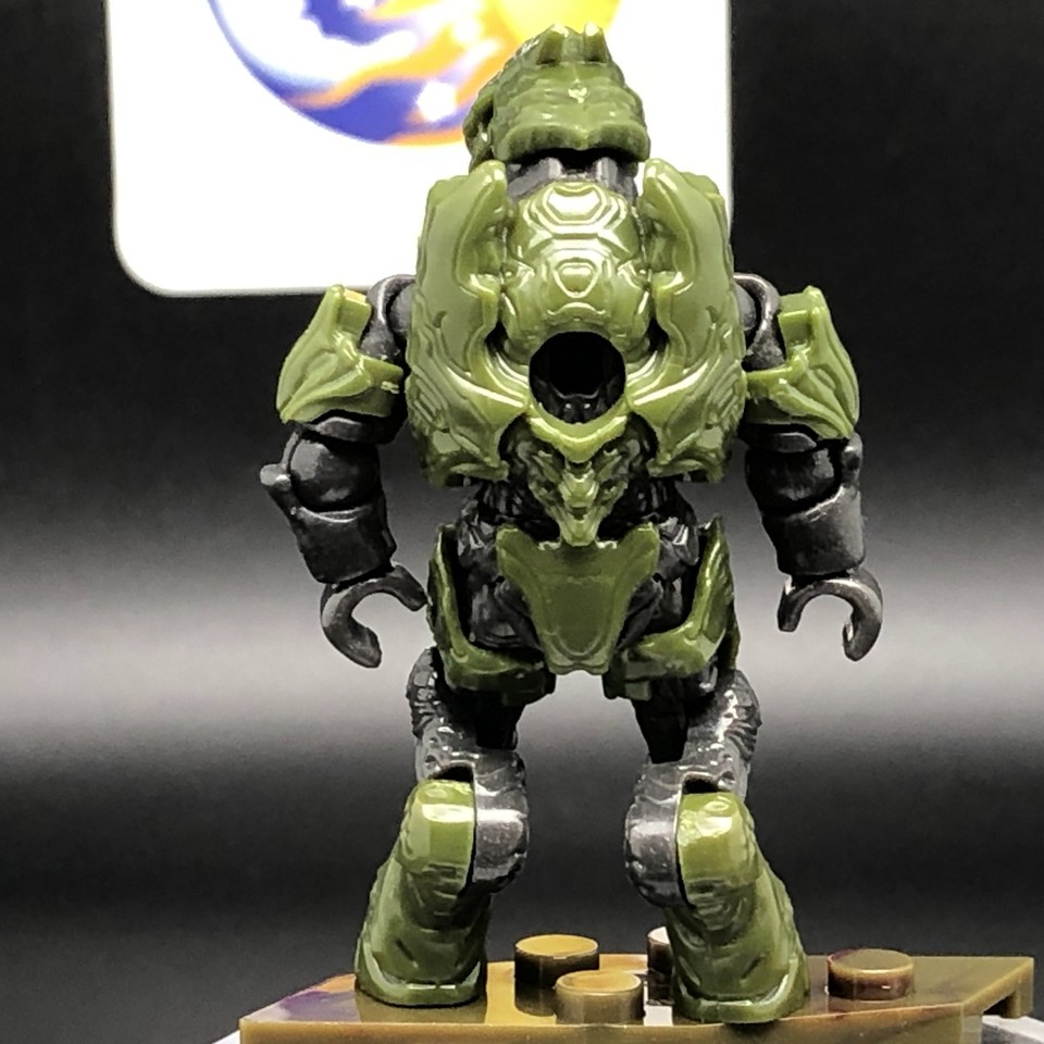 HALO Mega Construx COVENANT Elite Zealot Green FIGURE Challenger Series ...