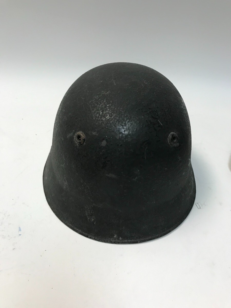 DUTCH M95 HELMET W/ LEATHER SUSPENSION & CAMO COVER All Straps Intact ...