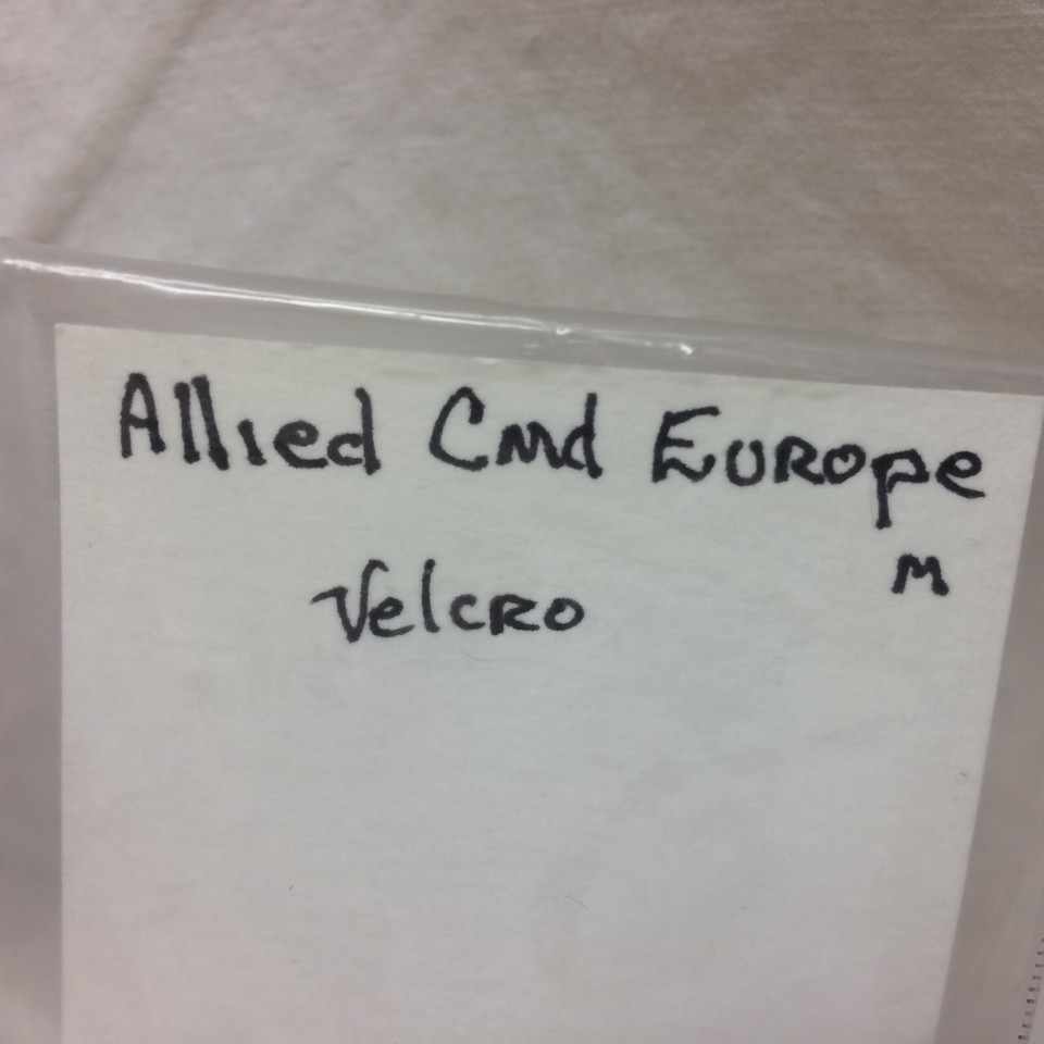 Military Patch Badge Army Allied Command Europe ACU Hook Loop Back ...