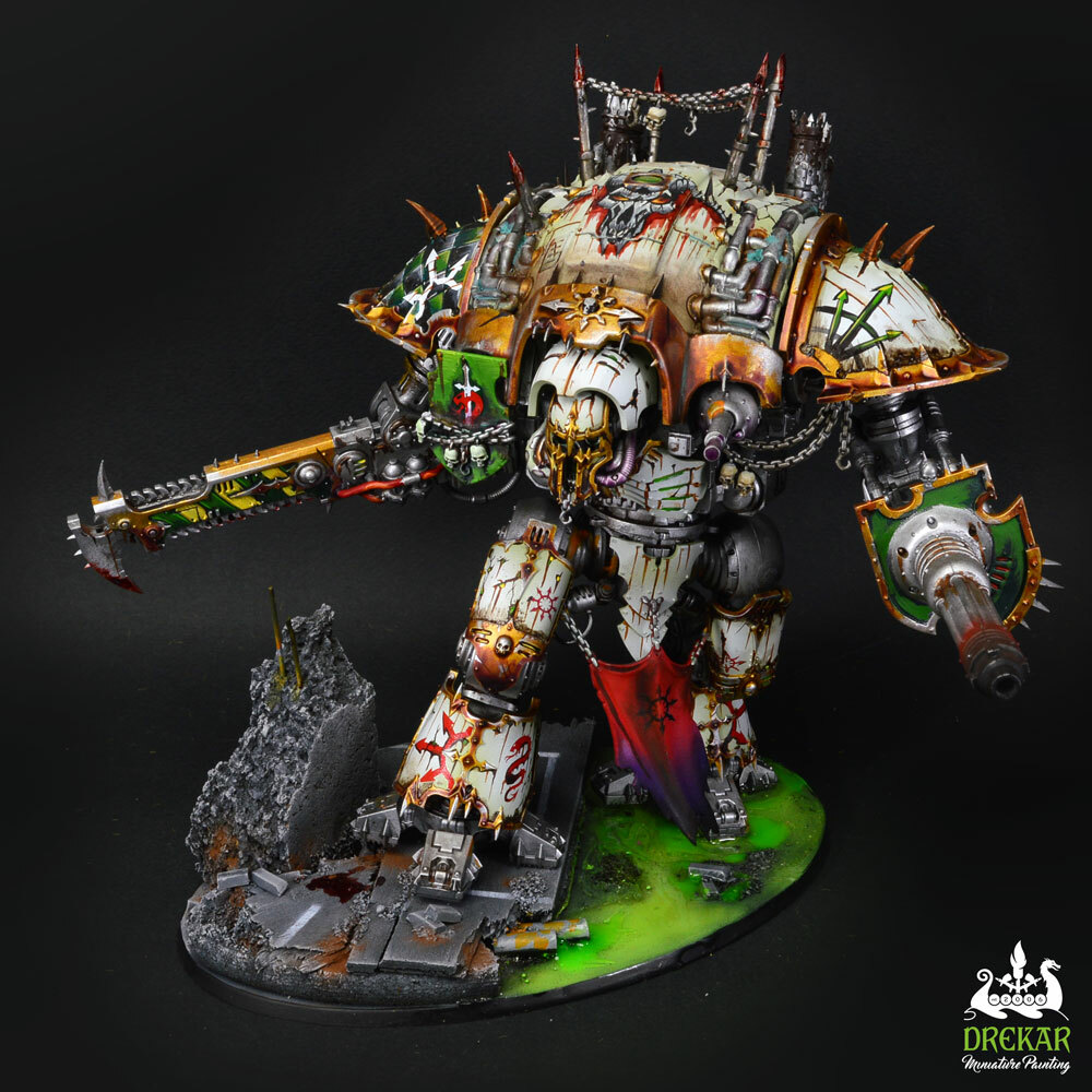 Knight Rampager - Desecrator 40K ** COMMISSION ** painting | eBay