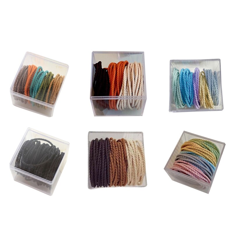50 Pcs Seamless Hair Rubber Hair-Binding for Head Rope Hair Accessorie ...