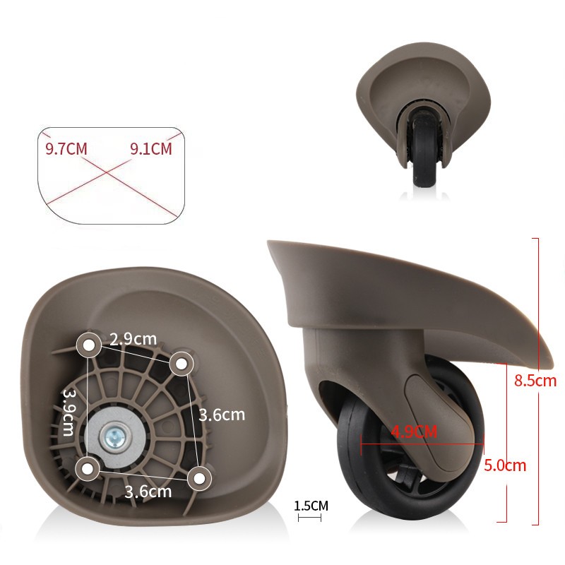 Suitable for Samsonite 642 Luggage Wheel Replacement Trolley Box Wheels ...