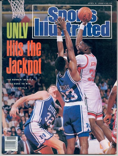 Sports Illustrated UNLV Moses Scurry Brian Davis Christian Laettner NO ...