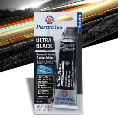 Permatex 82180 Black Oil Resistance RTV Silicone Gasket Maker Manifold ...