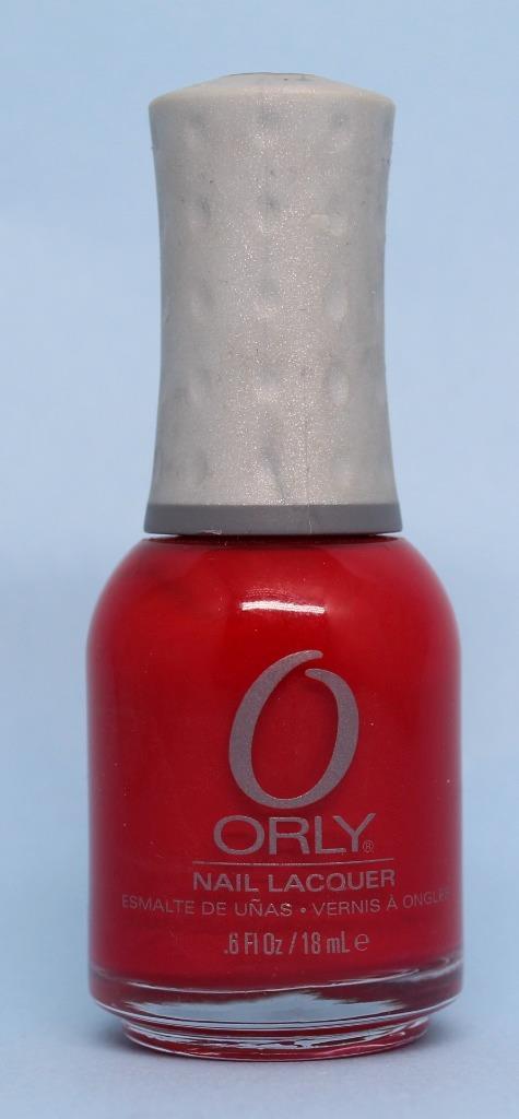 Orly Nail Lacquer #40052 Monroe's Red (Red with Pink Tone) Silver Cap ...