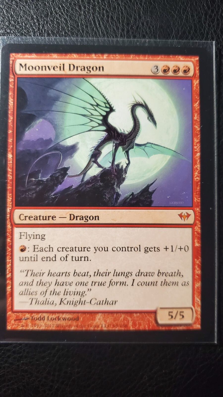 Moonveil Dragon 99/158 MTG LP Dark Ascension | eBay