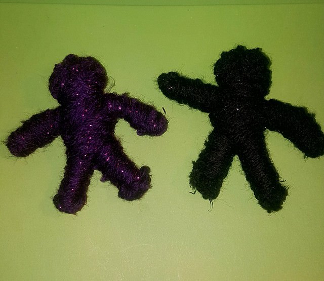 voodoo doll kit, hoodoo powder, dume oil,candle spell, coffin box 1 ...