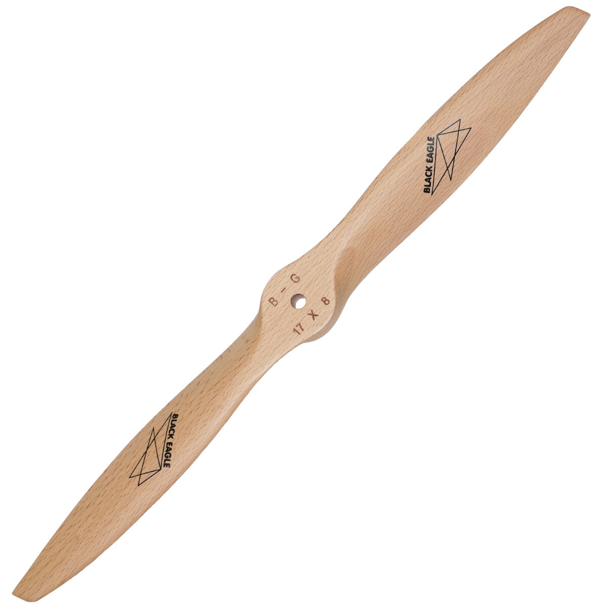 17x8 RC Airplane Model Propeller 17 Inch Gasoline Prop Wooden Wood RC ...