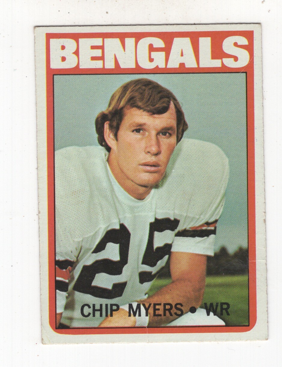 1972 TOPPS FOOTBALL ROOKIE CHIP MYERS CINCINNATI BENGALS #17 | eBay