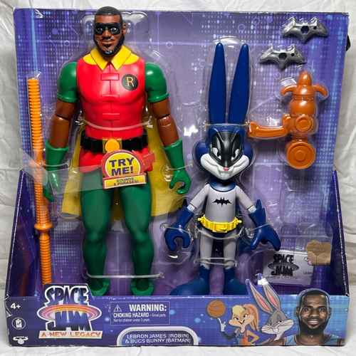 Space Jam A New Legacy Lebron James Robin Bugs Bunny Batman Figures Toy ...