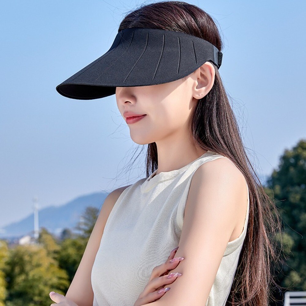 UV Protection Sun Hats Empty Top Beach Cap Fashion Sunscreen Cap Tennis ...