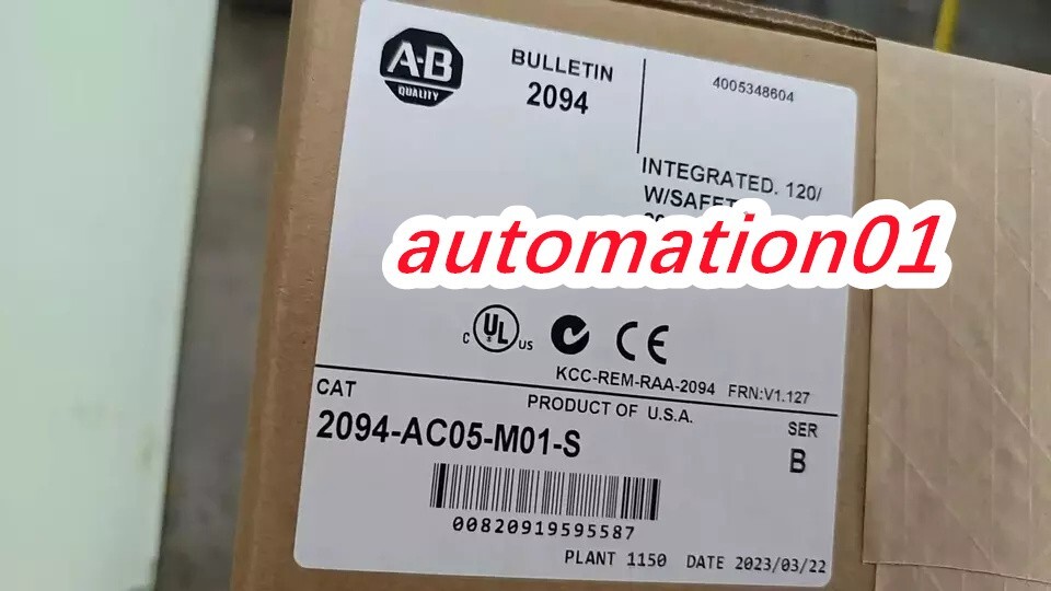 New Factory Sealed AB 2094-AC05-M01-S /B Kinetix 6000 Integrated Axis ...