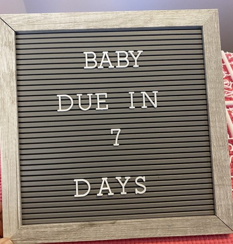 Premium Rustic Letter Board with Precut Characters Changeable letters ...