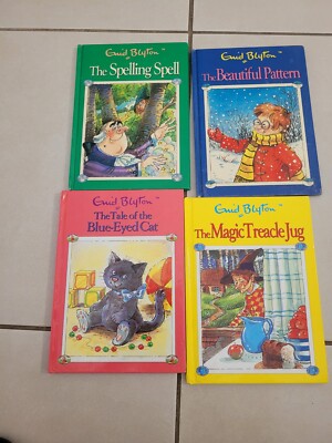 4 Vintage Enid Blyton Books The Beautiful Pattern The Spelling Spell ...