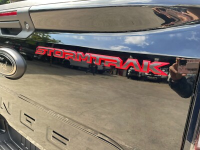 GENUINE STORMTRAK LOGO EMBLEM BADGE FOR TAIL GATE BODY FITS FORD RANGER ...