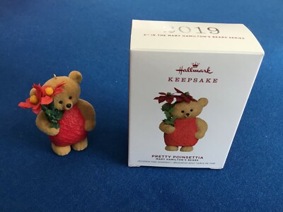 Pretty Poinsettia (Mary Hamilton Bears)2019 Hallmark Keepsake Christmas ...