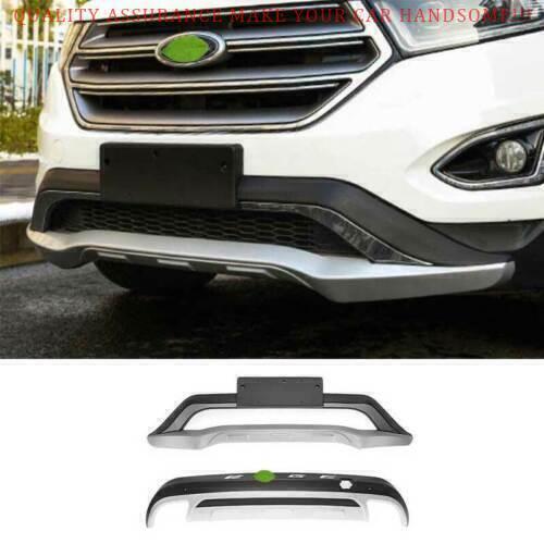 For Ford Edge 2015-2018 Paint Silver Front Rear Bumper Diffuser Spoiler ...
