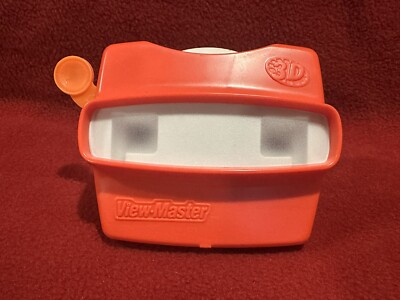 Vintage Red Viewmaster 3D View-Master Viewer Toy, Orange Lever (1998 ...