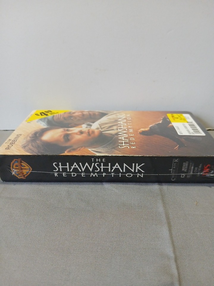 The Shawshank Redemption VHS Movie Brand New Sealed In Package Tim ...