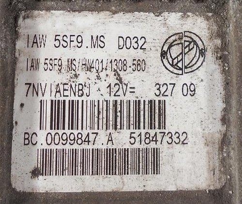 FIAT 500 LOCK SET POP 1.2 8v ECU FUSE BOX IMMOBILISER BCM | eBay UK