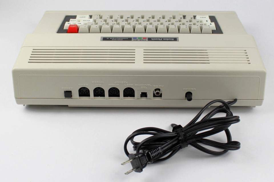 RADIO SHACK TANDY TRS-80 COLOR COMPUTER 2 & 10 GAMES MODEM APPLIANCE ...