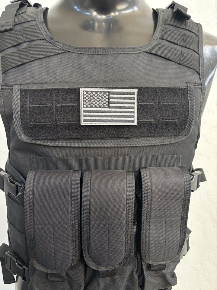 BULLETPROOF Carrier Vest Free Made With Kevlar Plates 3a M L Xl Xxl 3xl ...