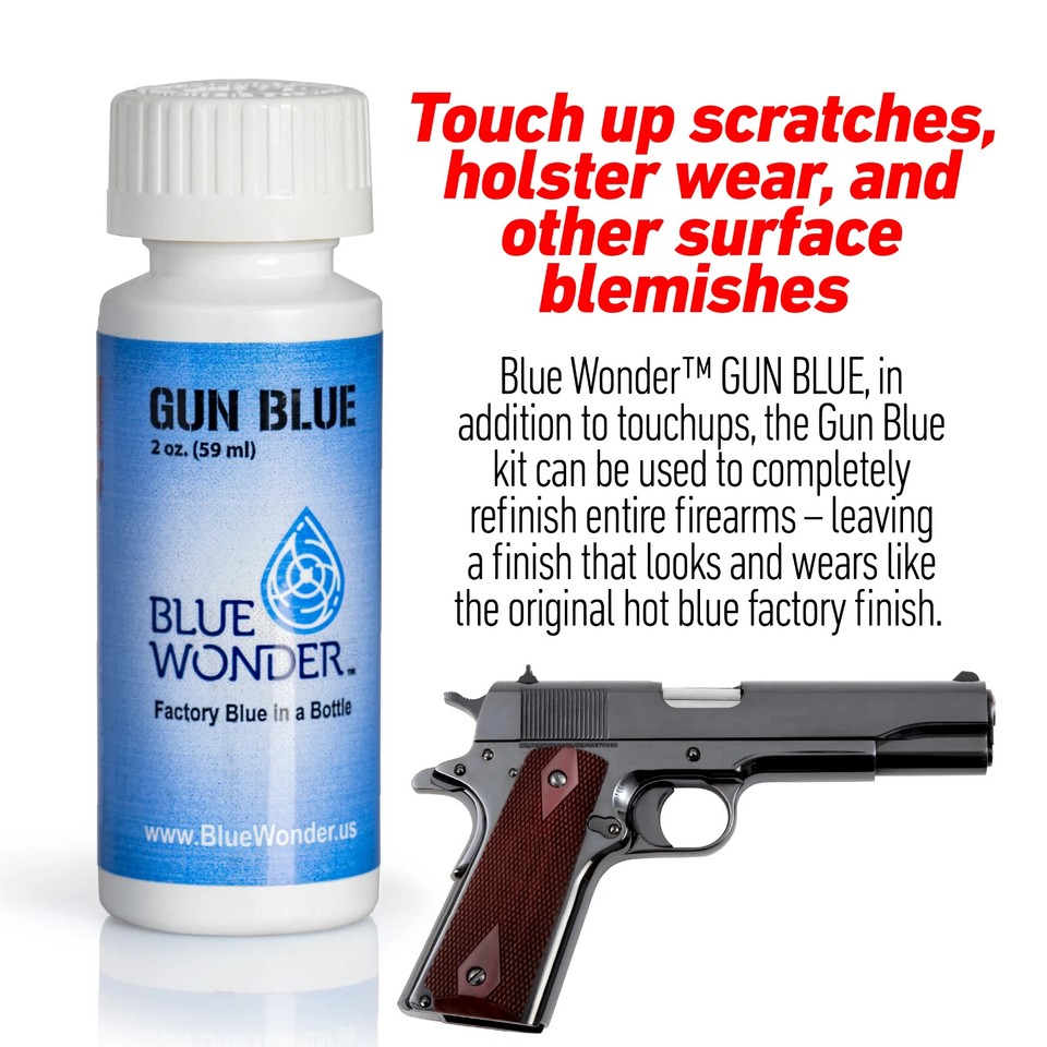 Blue Wonder Gun Bluing Kit -Quick easy touchup or re-finish your gun ...