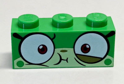 LEGO Kitty Face Brick Unikitty Printed 1x3 Sick Squeezy Unikitty Puke ...