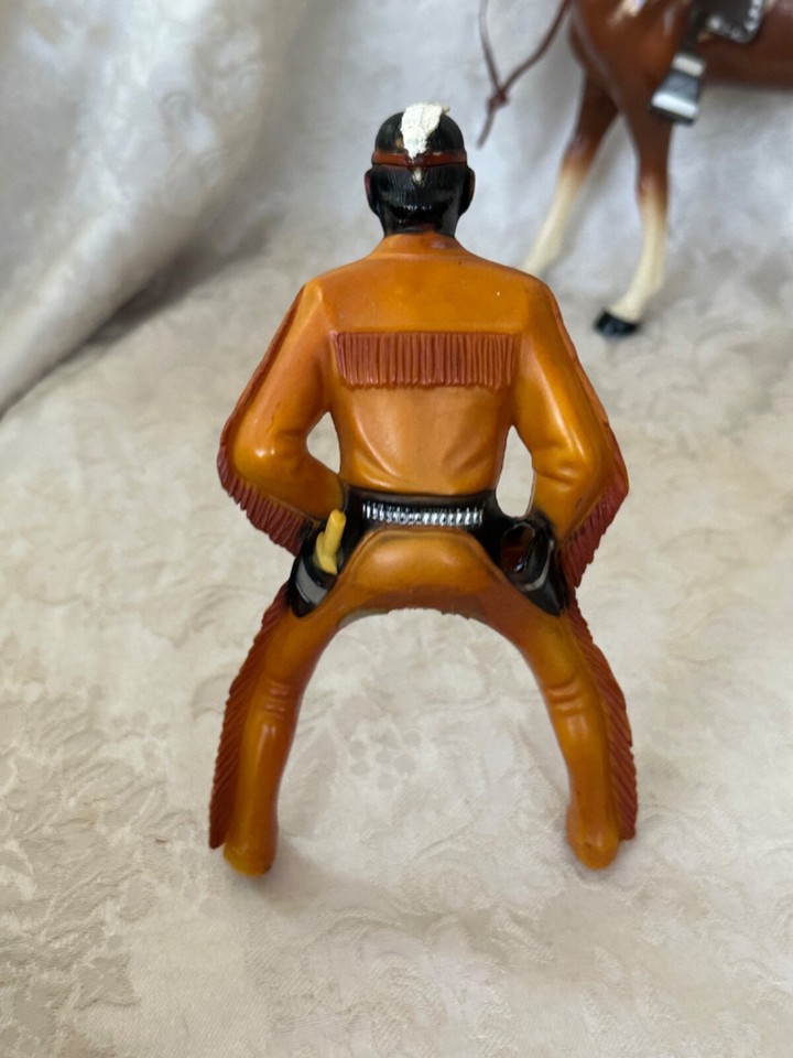Vintage 1960’s Hartland Plastics Lone Ranger + Silver & Tonto + Scout ...