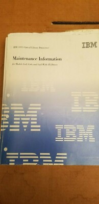IBM Optical Library 3995 Maintenance Information Cn4 Cn6 Cn8 SA37-0417 ...