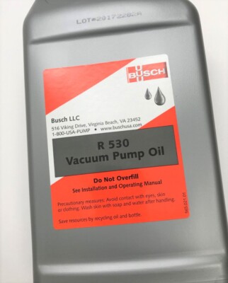 Busch R-530 Vacuum Pump Oil 1 Quart Bottle for Vacuum Pumps | eBay