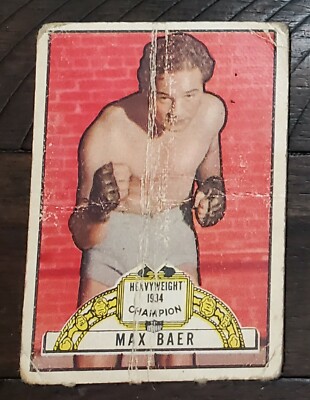 1951 Topps Ringside #11 Max Baer - POOR | eBay