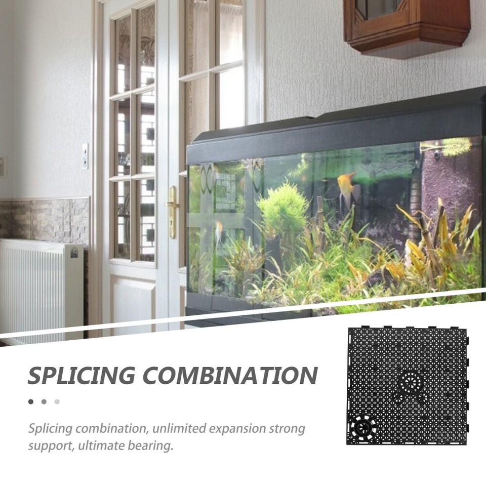 12 Pcs Fish Tank Bottom Filter Plate Aquarium Water Permeability System ...