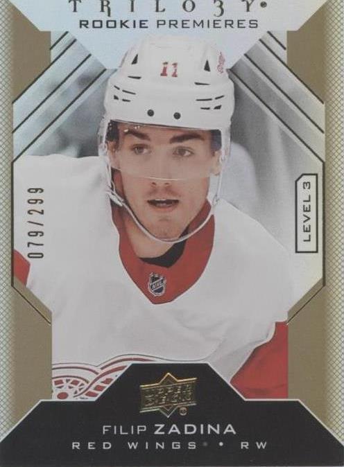 2019-20 Upper Deck Trilogy - Rookie Premieres Level 3 Filip Zadina #144 ...