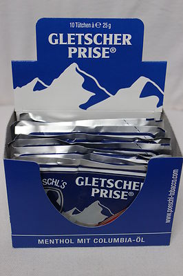 20 X 25g Gletscherprise Schnupftabak - Snuff Frisch und OVP Kostenloser ...
