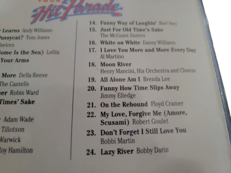 Time Life Your Hit Parade The 60s CD 1960s Music Andy Williams Tom ...