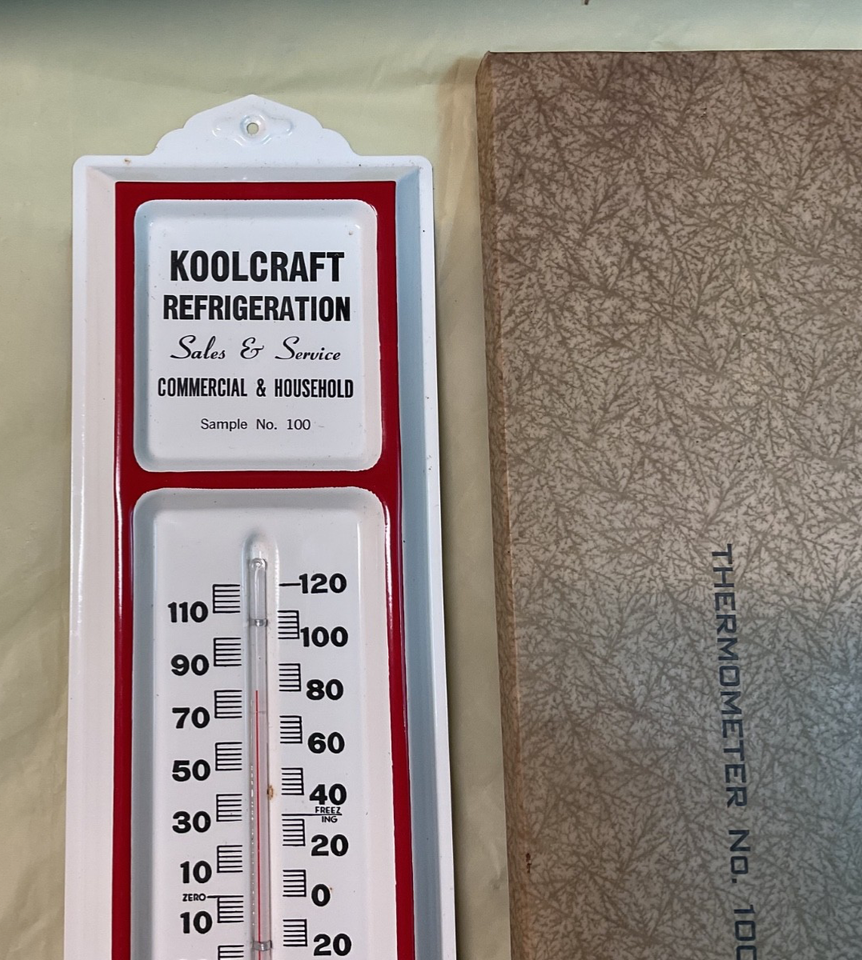 NOS Morco Outdoor Salemans SAMPLE Thermometer No 100 in Original Box | eBay