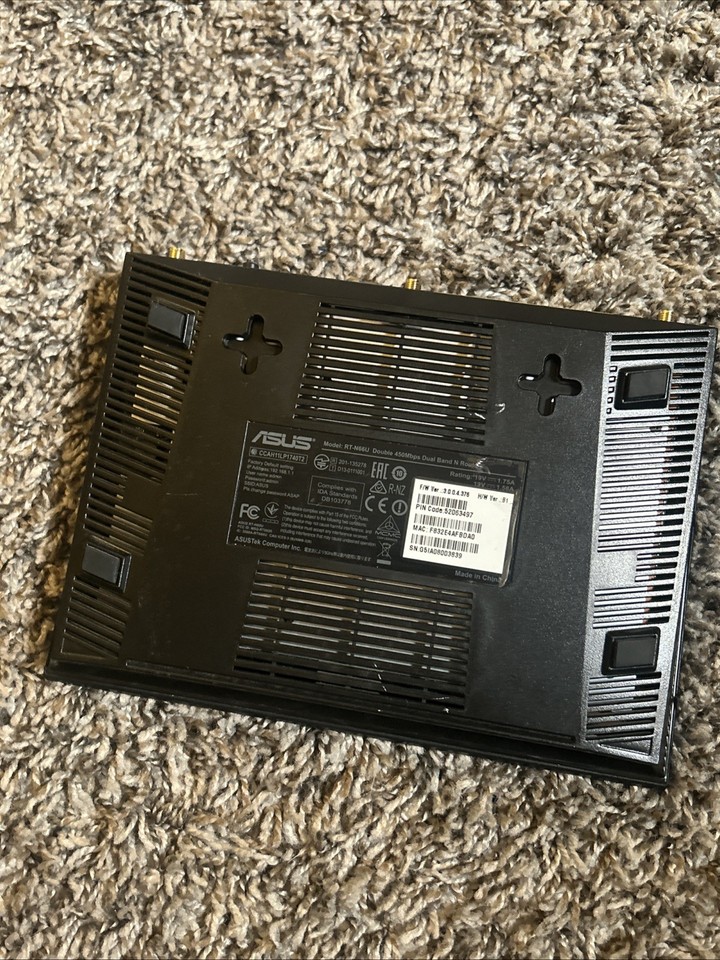 Asus RT-N66U Dark Knight Dual Band Wireless-N900 Gigabit Router UNIT ...