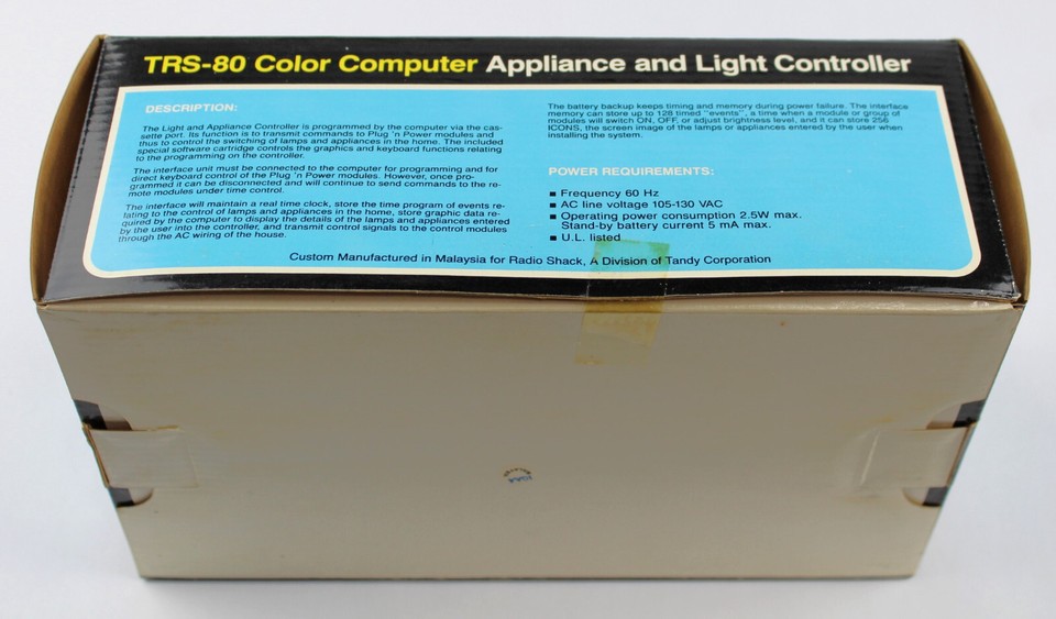 RADIO SHACK TANDY TRS-80 COLOR COMPUTER 2 & 10 GAMES MODEM APPLIANCE ...