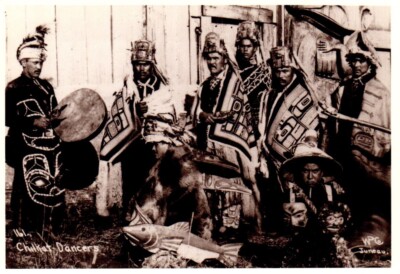 Haida Dancers Honour Their Ancestors During A Feast Postcard | eBay