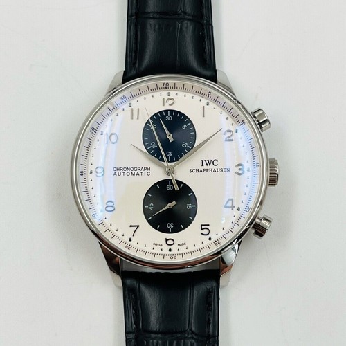 Iwc Schaffhausen Portuguese Iw371446 Chronograph Automatic Men's Watch ...