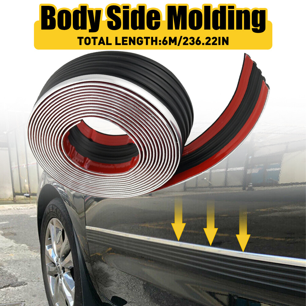 236in Universal Body Side Molding Belt Protector Strip for Trucks Cars ...