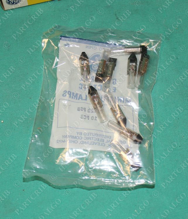 GE, 120PSB, Miniature Lamp Light Bulb Box of 10 NEW | eBay
